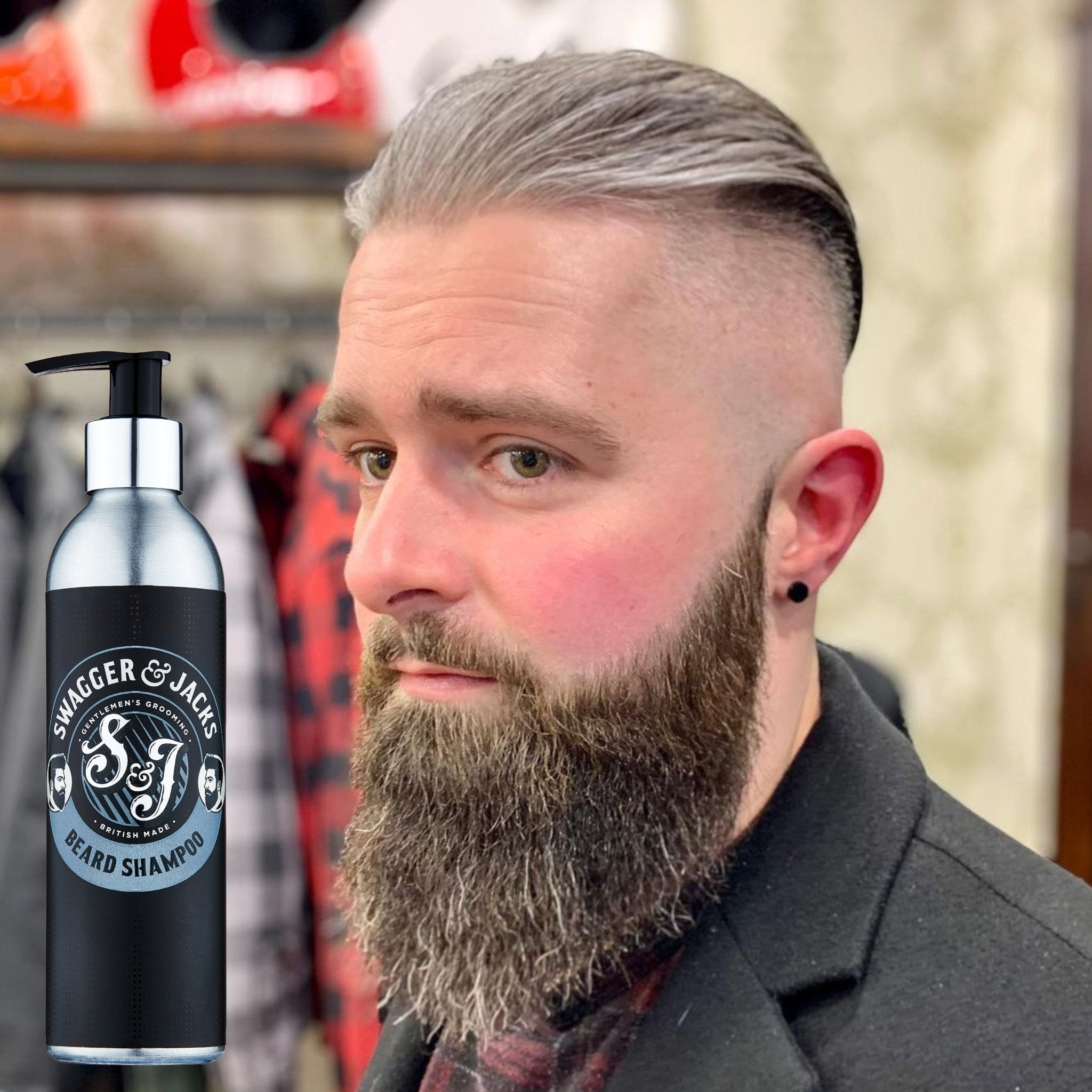 Swagger & Jacks Beard Shampoo | Vegan Argan Beard Wash – Swagger ...