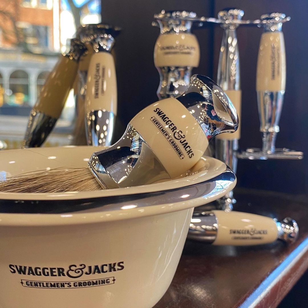 Swagger & Jacks British Made Mach3® Razor – Chrome & Ivory – Swagger ...